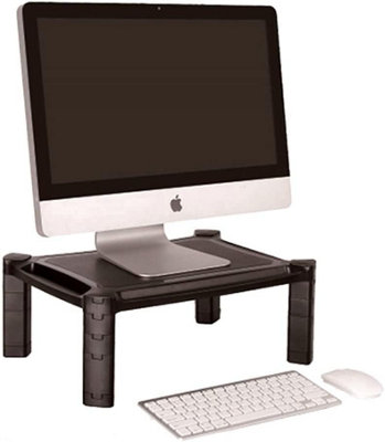 Monitor Laptop Stand Riser Adjustable Portable Home Office Tablet Bed Table