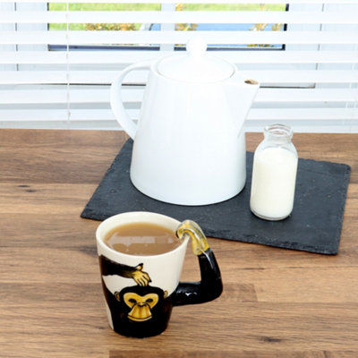 Monkey Mugs Set Coffee & Tea Cup Pack of 4 by Laeto House & Home ...