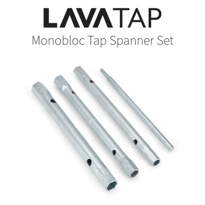 Monobloc Tap Spanner Set with Tommy Bar 8 to 13 mm