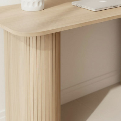 Monroe Modern Oak Effect Home Office Computer & Writing Desk