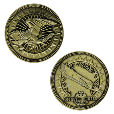 Monster Hunter World Limited Edition Collectible Dragon Coin | DIY at B&Q
