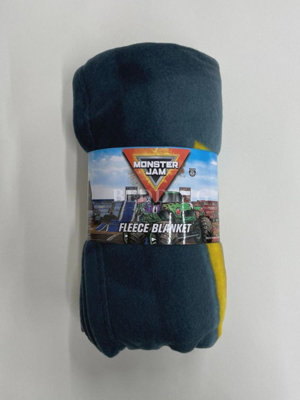 Monster Jam Trucks Fleece Blanket