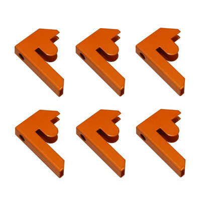 Monster Racking AQUA RAX Garage Shelving Bay Connector Clips, Pack of 6 ...