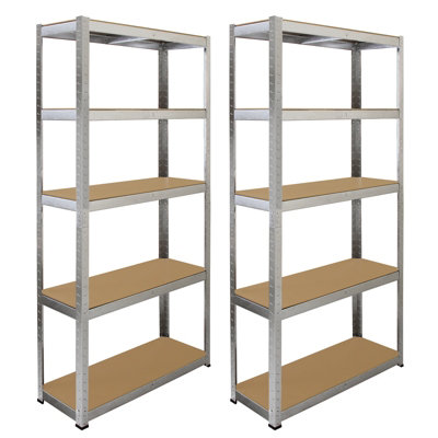 Monster Racking Galwix Steel Garage Shelving 175kg Shelf 180 x 30 x ...