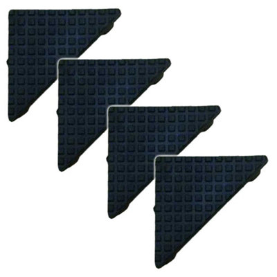 Monster Racking Q-Rax Replacement Shelving Feet, 4 Pack, Black, Moulded ...