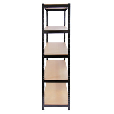 Monster Racking T-Rax Warehouse & Garage Metal Shelving, Set of 5 | DIY ...