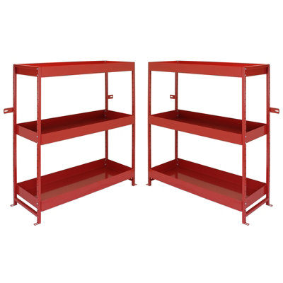 Monster Racking Volcano Metal Van Shelving Unit Duo