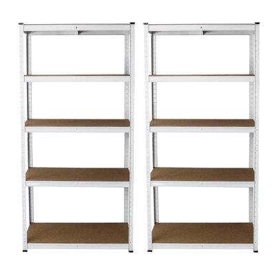 Monster Shop Garage Shelving Units 5 Tier Racking Storage Unit
