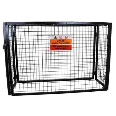 MonsterShop Gas Bottle Mesh Cage 1000mm | DIY at B&Q