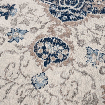 Montana Collection vintage Rugs in Blue 3922N