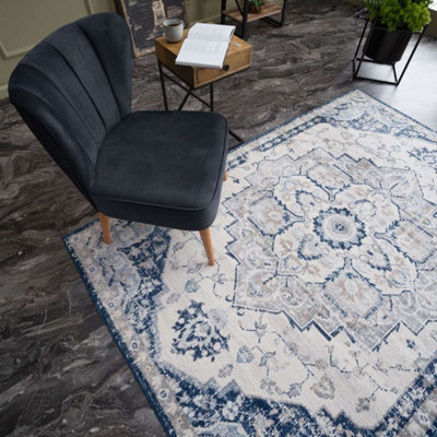 Montana Collection Vintage Rugs in Navy 4000