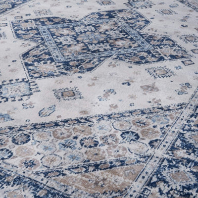 Montana Collection Vintage Rugs in Navy 4010