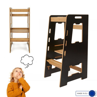Montessori Toddler Learning Tower: Step Stool for Kitchen Helper Kids ...