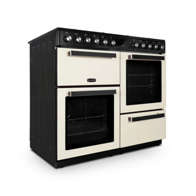 Montpellier MDFRC100C - Cream Freestanding Range Cooker - 7 Gas Burners ...