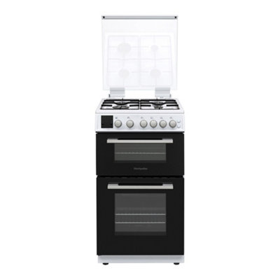 Montpellier MDOG50LW 500mm Double Gas Oven and Grill White