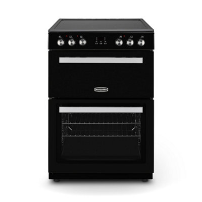 Montpellier MMRC60FK - Black 60cm Ceramic Mini Range Cooker - Double ...