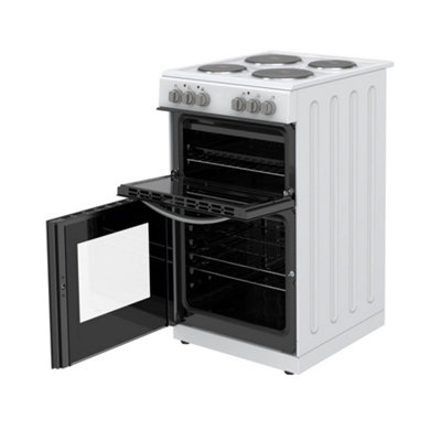 Montpellier MTCE50W - White 50cm Twin Cavity Electric Cooker - Solid ...