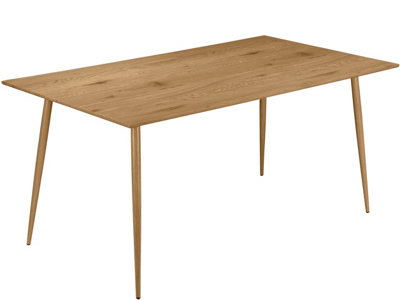 Monza Table 120 centimeter in Oak/Oak