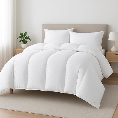 MOONLIGHT BEDDING MICROFIBRE DUVET 4.5 TOG SUMMER COOL, ANTI ALLERGY ...