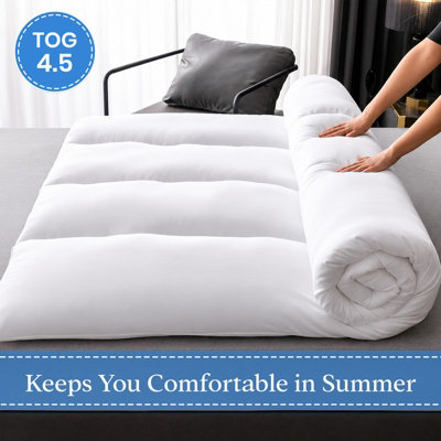 MOONLIGHT BEDDING MICROFIBRE DUVET 4.5 TOG SUMMER COOL, ANTI ALLERGY ...