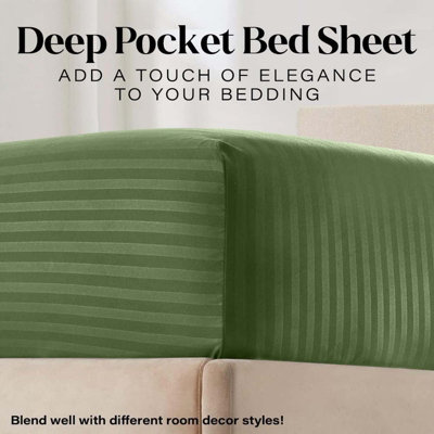 Moonlight Bedding Super King Deep Pocket-(40cm) Hotel Quality Elastic ...