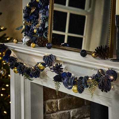 Moonlight Christmas Xmas Table Decoration Christmas Garland 1.2m