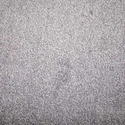 Moonstone Light Grey Saxony Carpet Soft Luxury Pile 8mm Thick - 4m Width
