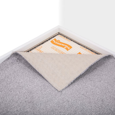 Moonstone Light Grey Saxony Carpet Soft Luxury Pile 8mm Thick - 4m Width