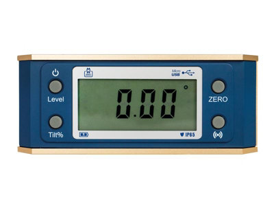 Moore and Wright IP65 Magnetic Digital Level - Rechargeable Precision Tool