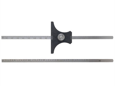 Moore & Wright 43M Reversible Base Depth Gauges Metric 0-150mm MAW43M