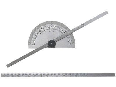 Moore & Wright 44 Protractor Type Depth Gauge Metric/Imperial 0-6in ...