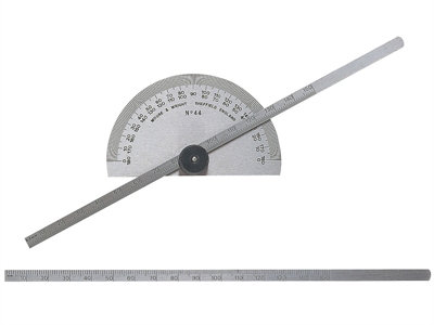 Moore & Wright 44M Protractor Type Depth Gauge Metric 0-150mm MAW44M
