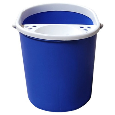 Mop Bucket with Wringer 12 Litre Floor Bucket for Small Area Cleaning ...