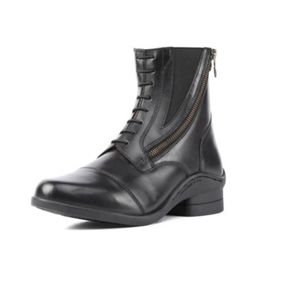 Moretta Womens/Ladies Alessia Grain Leather Paddock Boots Black (6 UK)