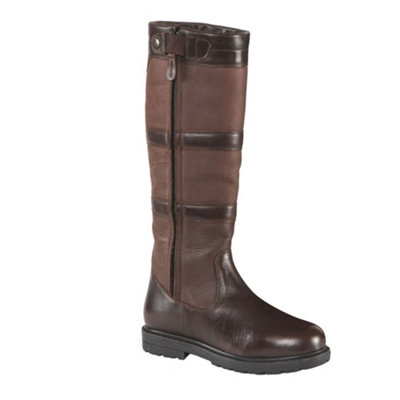 Moretta Womens/Ladies Bella Leather Country Boots Brown (9 UK)