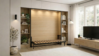 Morphy Horizontal 80cm x 200cm Space-Saving Classic Modular Wall Bed ...