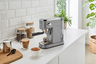 Morphy Richards Signature Coffee Machine Grey