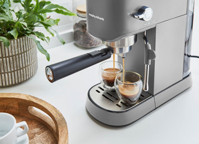 Morphy Richards Signature Coffee Machine Grey
