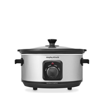 Morphy Richards Stainless Steel 3.5L Slow Cooker | DIY at B&Q