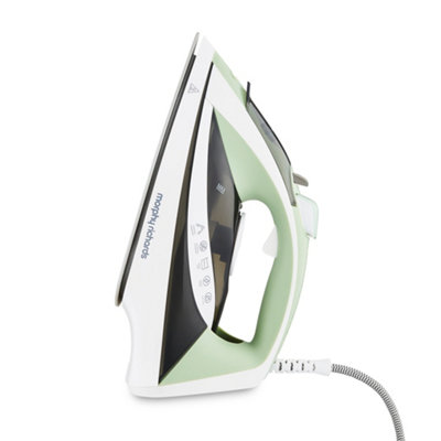 Morphy Richards Steam Flow 2400W Turbo Steam Iron Green/White