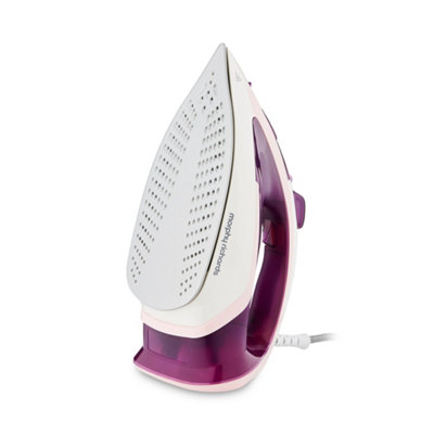 Morphy Richards Steam Flow 2400W Turbo Steam Iron Pink/White