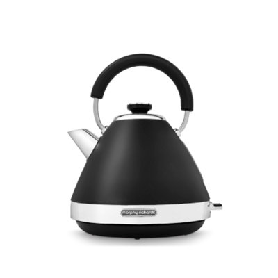 Morphy Richards Venture Pyramid Kettle Black