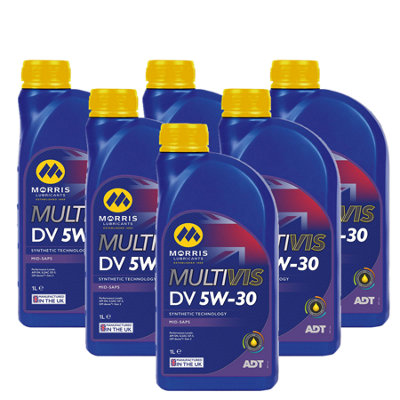 MORRIS 5w30 Fully Synthetic Engine Oil Multivis ADT DV GF-5 dexos1 Gen2 ...