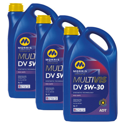 MORRIS 5w30 Fully Synthetic Engine Oil Multivis ADT DV GF-6A dexos1 ...