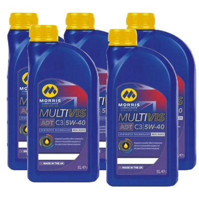 MORRIS 5W40 Fully Synthetic Engine Oil ACEA C3 Longlife-04 5x1L
