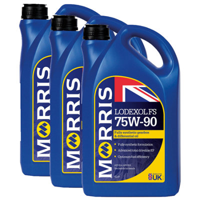 MORRIS 75W90 Fully Synthetic Gear Oil Manual Transmission Fluid API GL4 ...