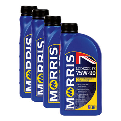 MORRIS 75W90 Fully Synthetic Gear Oil Manual Transmission Fluid API GL4 ...