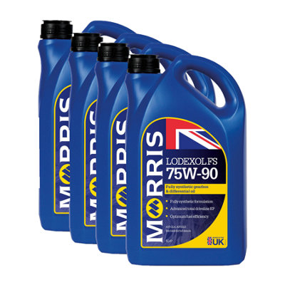 MORRIS 75W90 Fully Synthetic Gear Oil Manual Transmission Fluid API GL4 ...