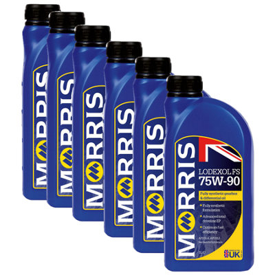 MORRIS 75W90 Fully Synthetic Gear Oil Manual Transmission Fluid API GL4 ...