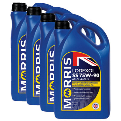 MORRIS 75W90 Semi Synthetic Gear Oil Manual Transmission Fluid API GL4 ...